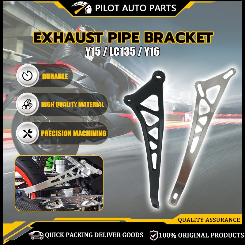 MOTORCYCLE EXHAUST BRACKET Y15 LC135 Y16 LAGENDA-Z 115 BENELLI RFS150i ...