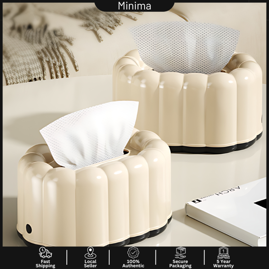MINIMA Tissue Holder Box Toilet Paper Roll Box Holder Container Tissue ...