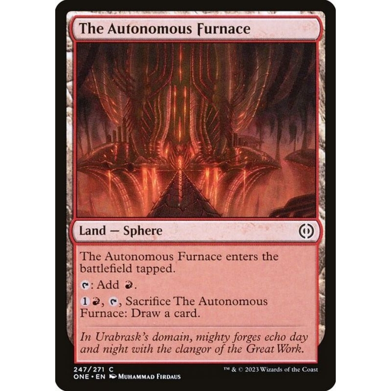 Magic the Gathering - The Autonomous Furnace (ONE) | Shopee Malaysia