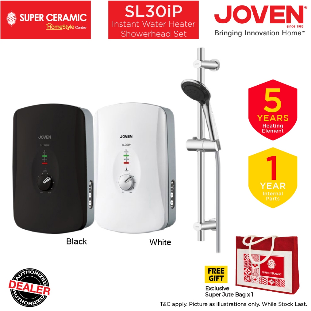 JOVEN SL30iP Instant Water Heater With Pump Bathroom Shower Home ...