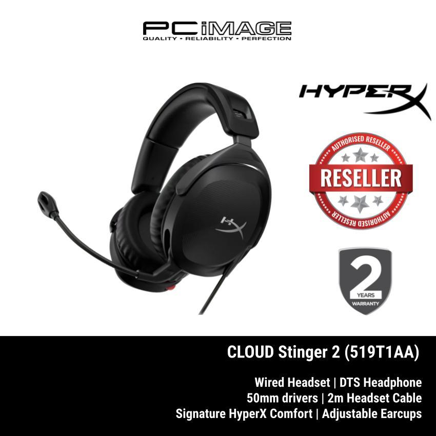 HyperX Cloud Stinger 2 - Wired Gaming Headset (Black)- 519T1AA | Shopee ...