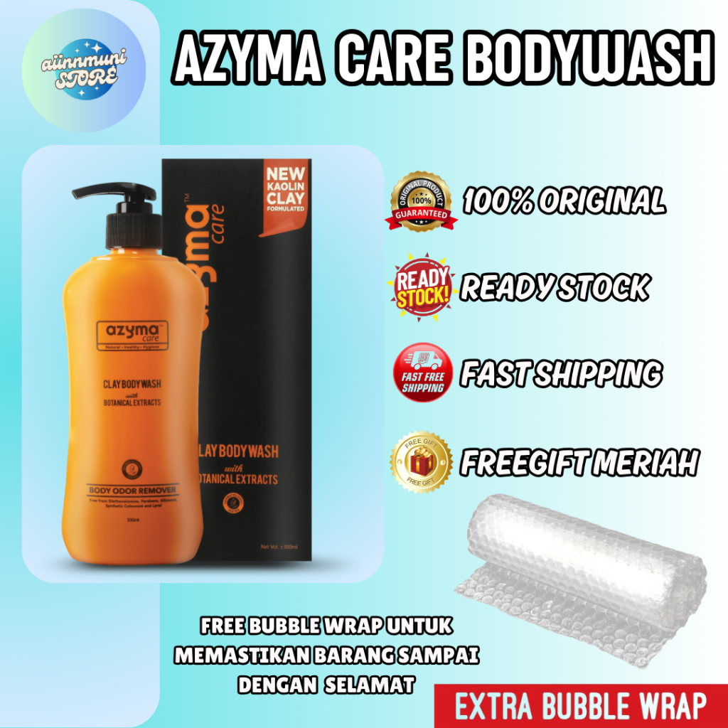[FAST SHIPPING] AZYMA Eczema Care Skin Sensitive Shower Body Wash 300ml ...