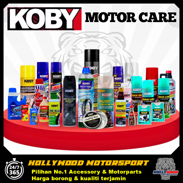 KOBY 100% GENUINE MAINTENANCE CARE PRODUCTS BRAKE CLEANER TIRE POLISH ...
