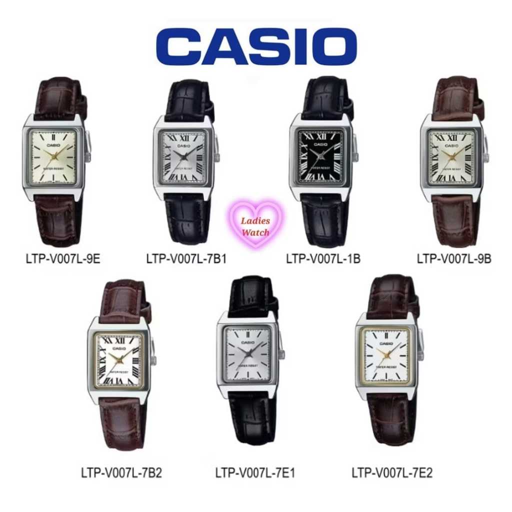 Casio Ladies Watches LTP-V007L Series Casio Women Analog Watch [2YEARS ...