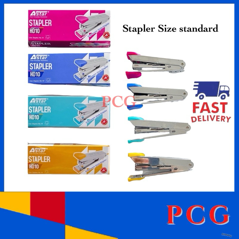 ASTAR STAPLER (HD-10) ASSORTED COLOUR | Shopee Malaysia