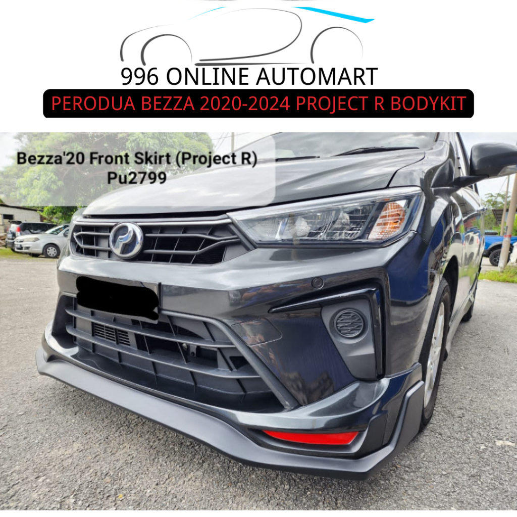 Perodua BEZZA 2020-2024 Project R Bodykit FRONT SIDE AND REAR WITH ...
