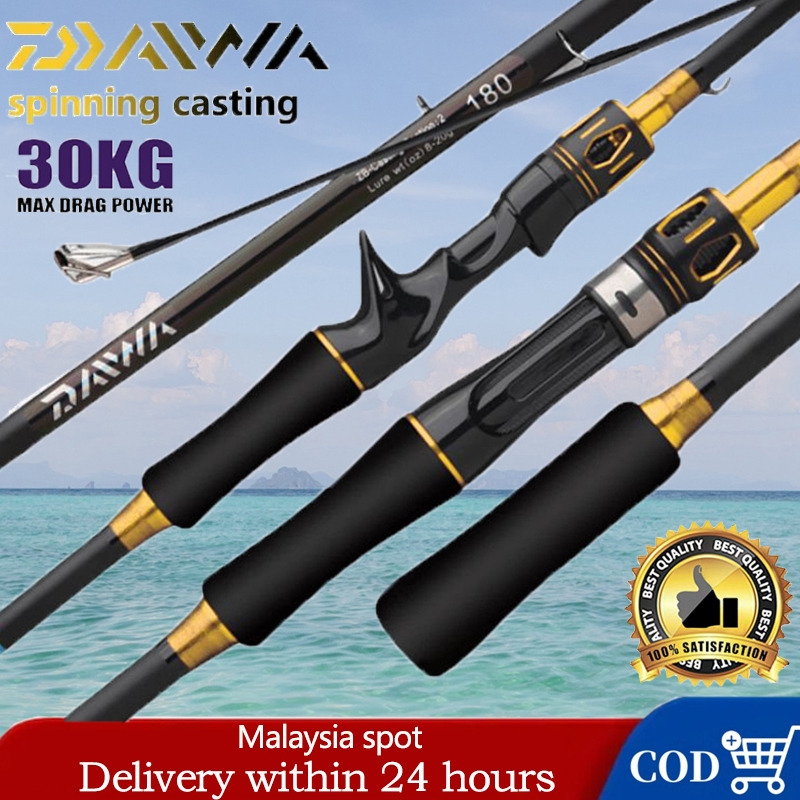 DAIWA Rod casting Fishing Rod joran Pancing Spinning rod M Power Rod baitcasting rod joran ...
