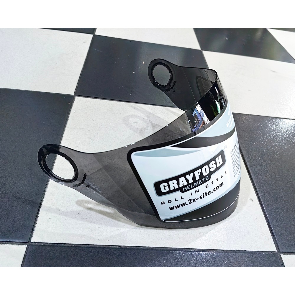 VISOR SMOKE -FOR HELMET GRAYFOSH X12J/ TSR AERO FORCE | Shopee Malaysia