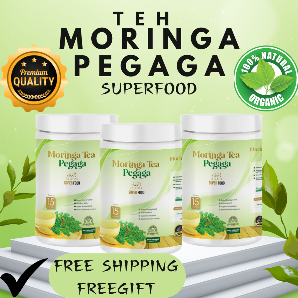 [ MORINGA PEGAGA TEA ] Original Hq 100% Moringa Pegaga Tea Moringga ...