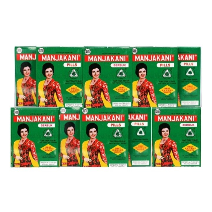 Jamu Serbuk / Pil Manjakani Cap Tiga Teguh 12 Sachets ( Khas Wanita ...