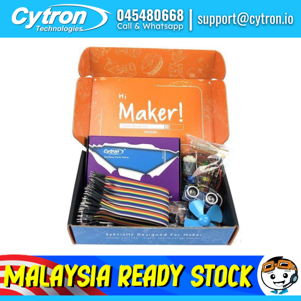 Maker UNO X Learning Box - Arduino Compatible comes with 7-lesson User Guide | Shopee Malaysia