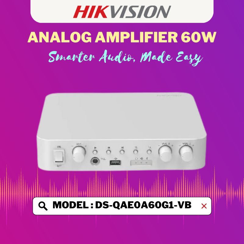 HIKVISION Audio Analog Ceiling Smarter Amplifier Speaker 60W DS ...