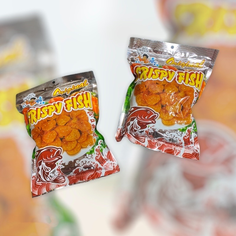 Sea Snack Original Crispy Fish Cracker 120g | Shopee Malaysia