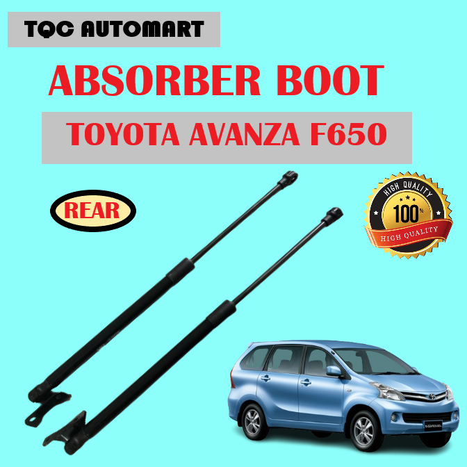 Toyota Avanza F650 2012-2018 Rear Bonnet Damper Rear Boot Absorber Boot ...