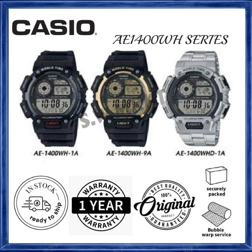 Casio AE-1400 Series Illuminator Watch | Shopee Malaysia