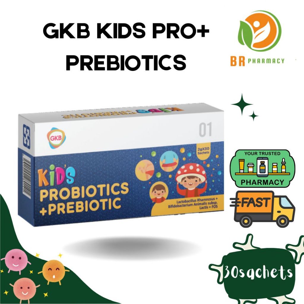 GKB Kids Probiotics & Prebiotics 2g x 30 sachets| For indigestion ...