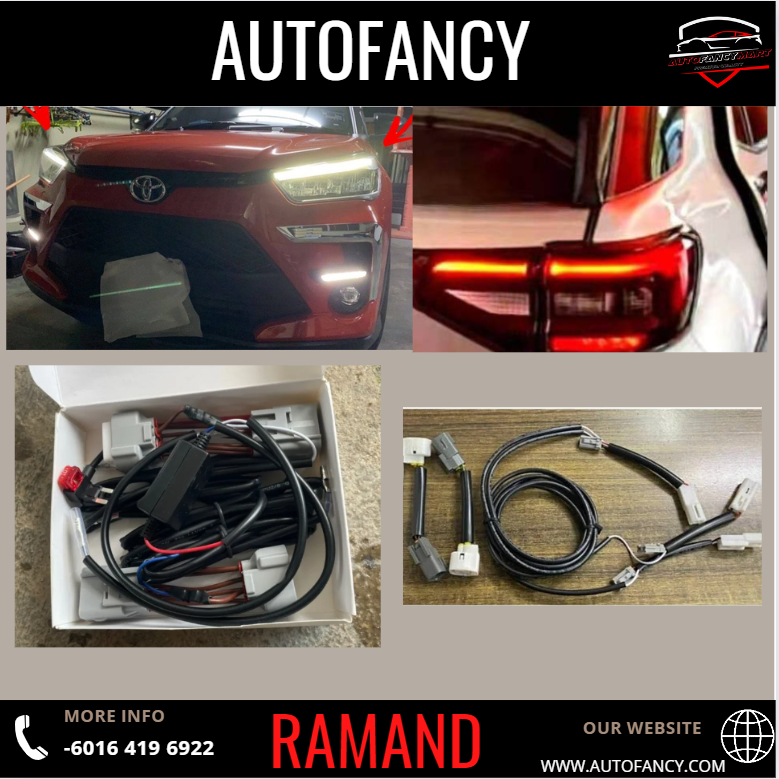 PERODUA ATIVA ALZA RAIZE 2022 FRONT REAR RELAY TAIL HEAD LAMP DRL DAY ...