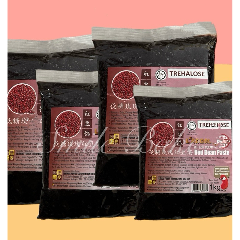 L’ADORE LOW SUGAR MOONCAKE RED BEAN PASTE 1KG | Shopee Malaysia