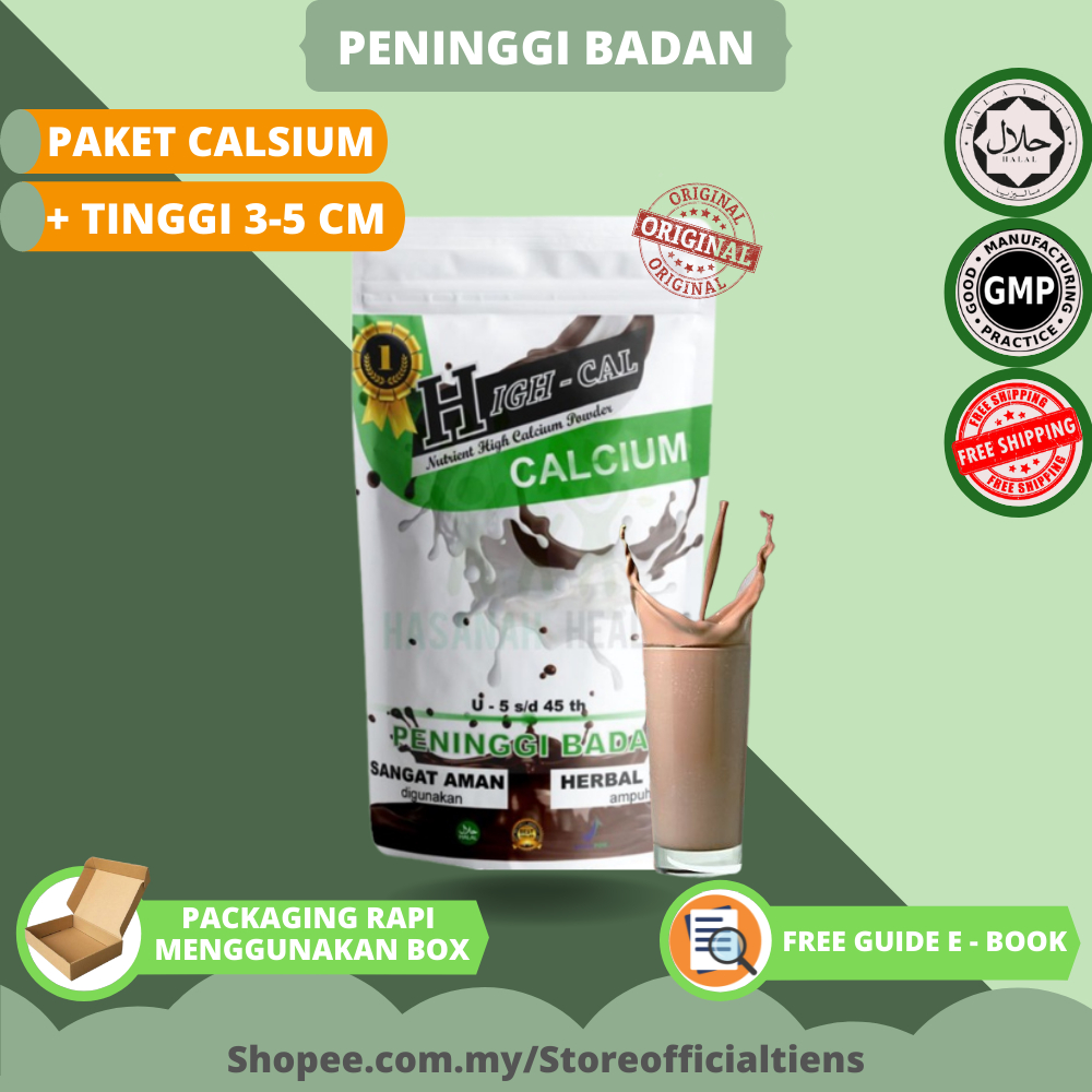 HIGH CALSIUM SUSU TINGGI HERBA ORIGINAL Supplement Ubat Tinggi Badan ...