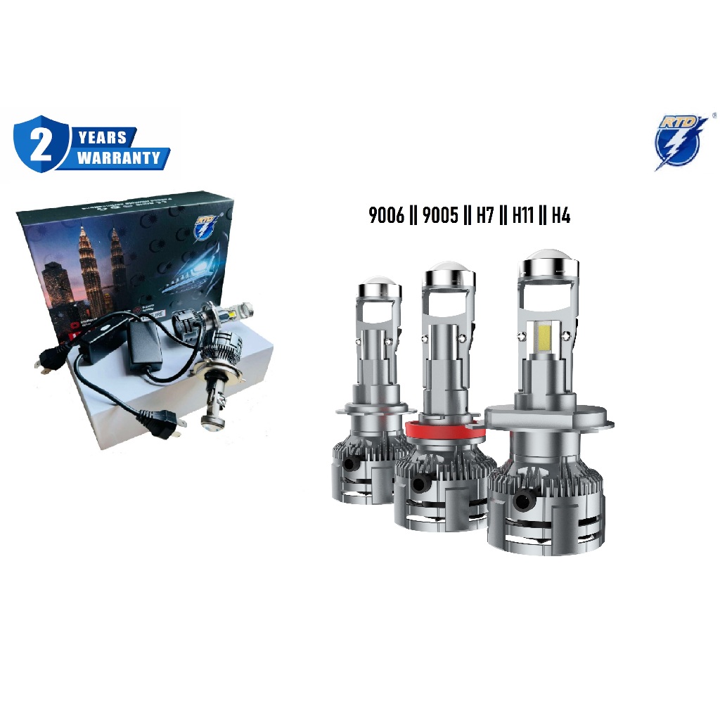 RAYTON RTD A80S RHD High Power Headlight Mini Lens Projector Auto Low ...