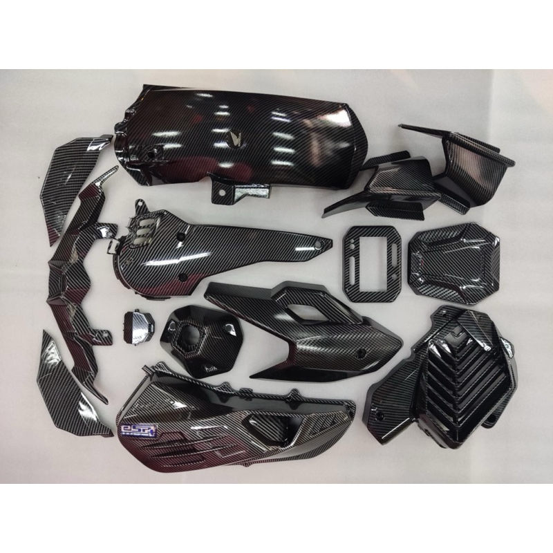 BODY COVER SET INNER SET ADV160 CARBON COLOUR 14parts | Shopee Malaysia