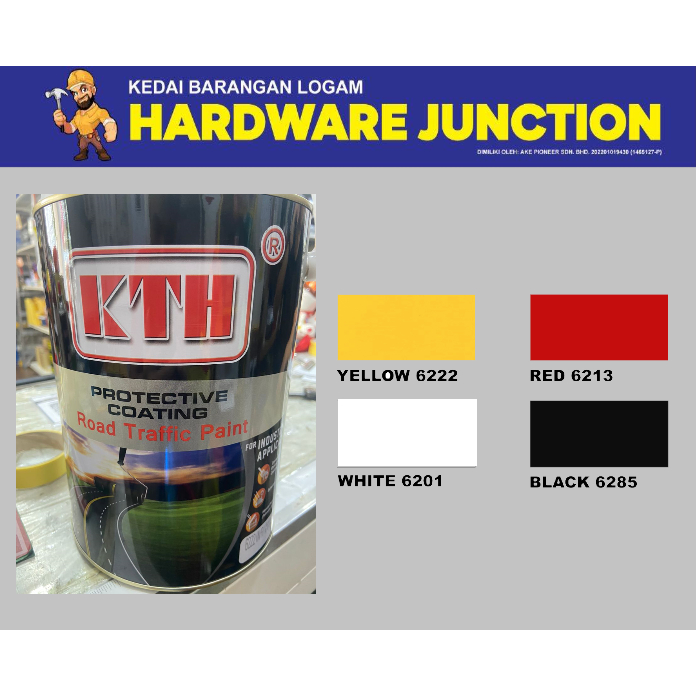 KTH ROADLINE PAINT NON-REFLECTIVE (YELLOW/BLACK/WHITE) | Shopee Malaysia