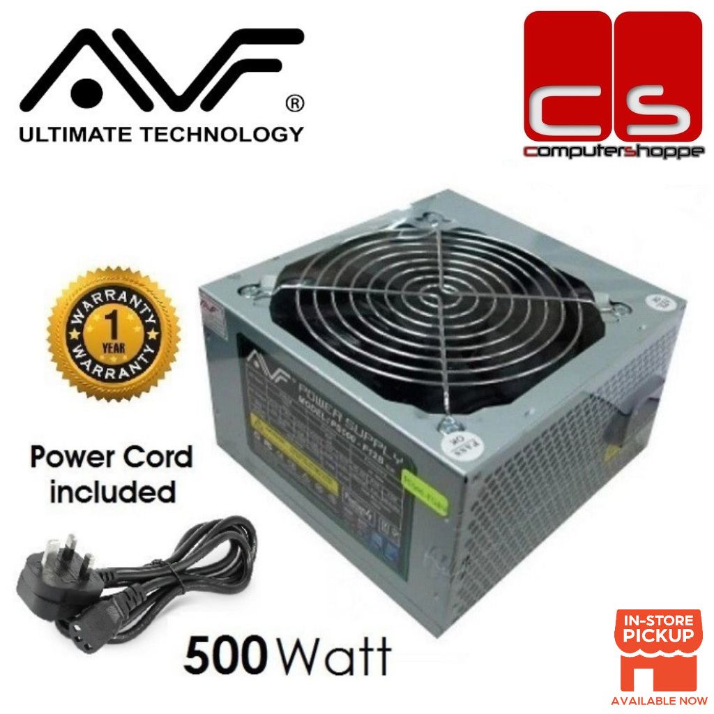 AVF ATX 500W With 12CM Fan Power Supply | Shopee Malaysia