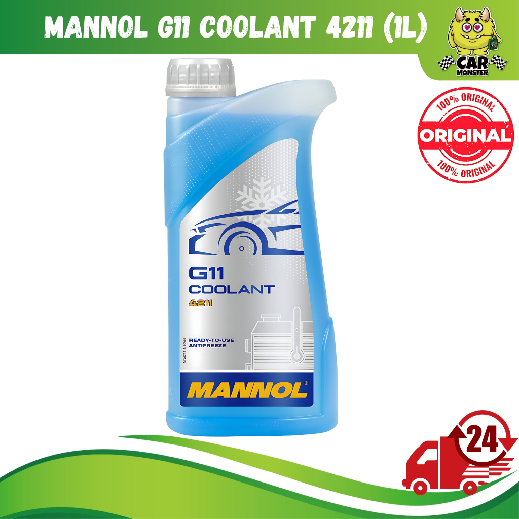 ORIGINAL MANNOL Coolant Blue Antifreeze G11 Ready To Use 4211 (1L ...