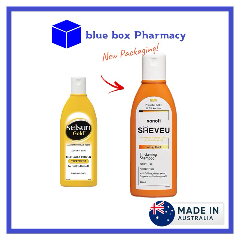Selsun Sheveu Australia Gold Anti Dandruff Treatment Shampoo | Shopee ...