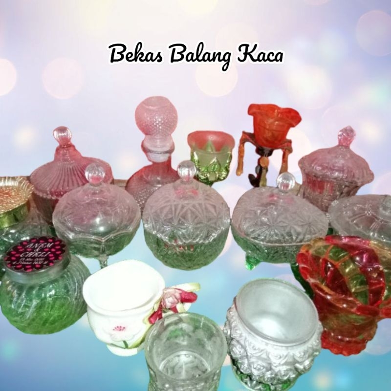 Bekas Balang Kaca | Doorgift Kaca Glassware | Decorative Box | Gift ...