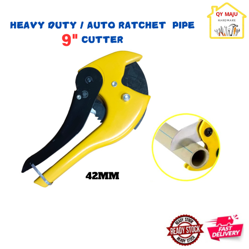 9 inch Heavy Duty Ratchet Pvc Pipe Cutter Gunting Pemotong Paip Besar ...