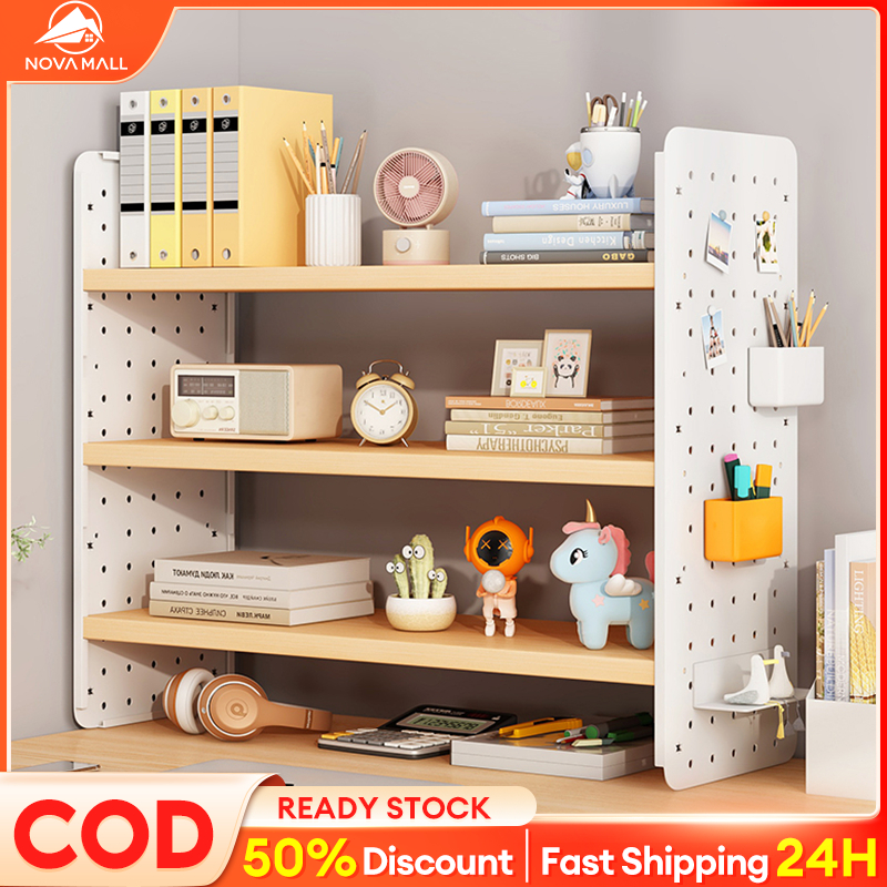 NOVA-Desktop Rack Tabletop Organiser Multi-function Shelf Display Rack ...
