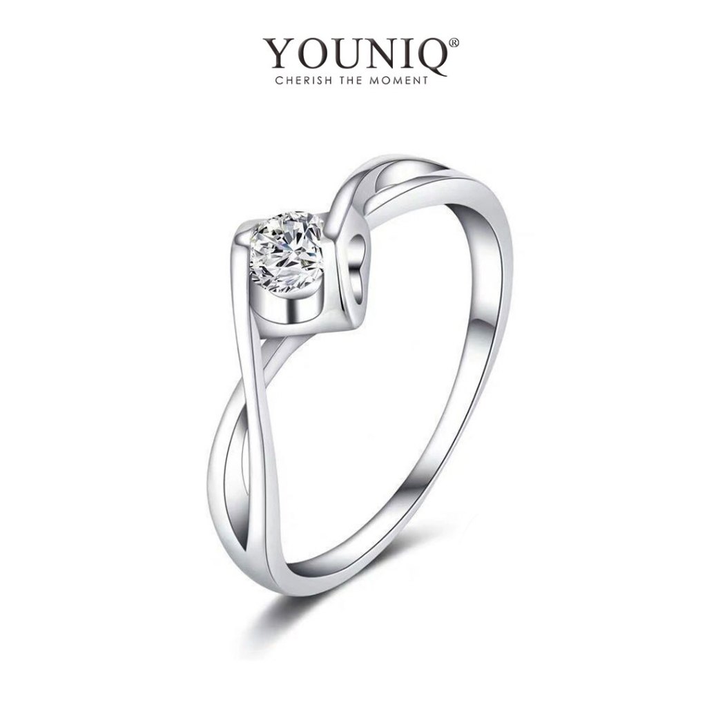 [New Arrival] YOUNIQ INFINITE CZ Diamond ROM Engagement Wedding ...