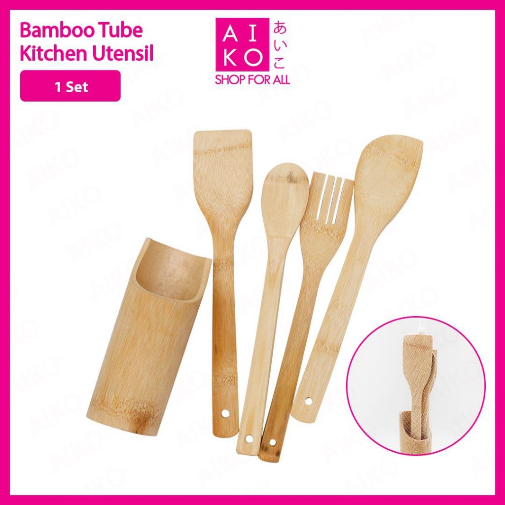 (AIKO)DOOR GIFT BAMBOO COOKING SET HAHDIAH KENDURI KHAWIN BAMM SET 4 ...