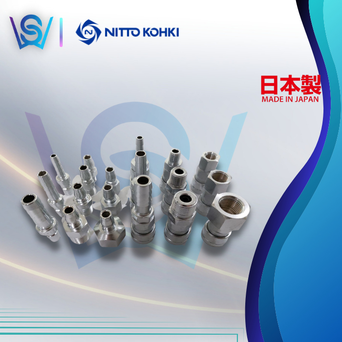 NITTO KOHKI Hi Cupla Air Coupling for Air Compressor, Air Coupler 20,30,40 Series Socket and ...