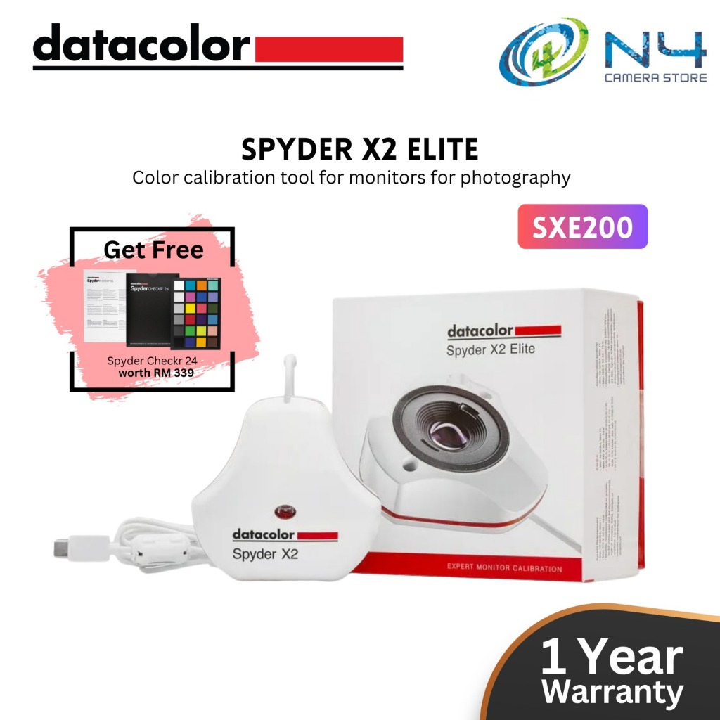 Datacolor Spyder X2 Elite – Monitor Color Calibrator for Photographic ...