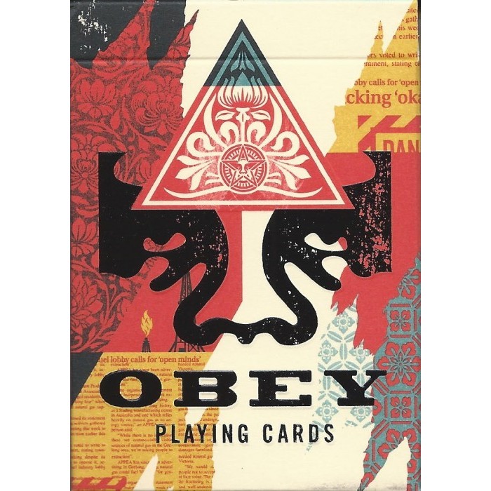 Obey Collage Edition Playing Cards by theory11 | Shopee Malaysia