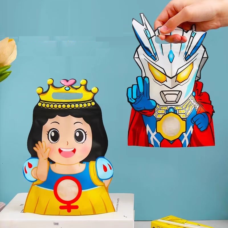 Ultraman Princess Children Goodies Bag Ziplock Cookies Plastic ...