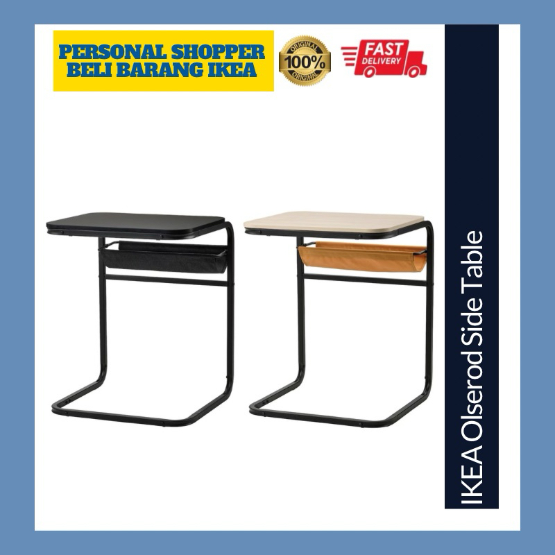 IKEA Olserod OLSERÖD Side Coffee Laptop Table Stand Desk Industrial ...