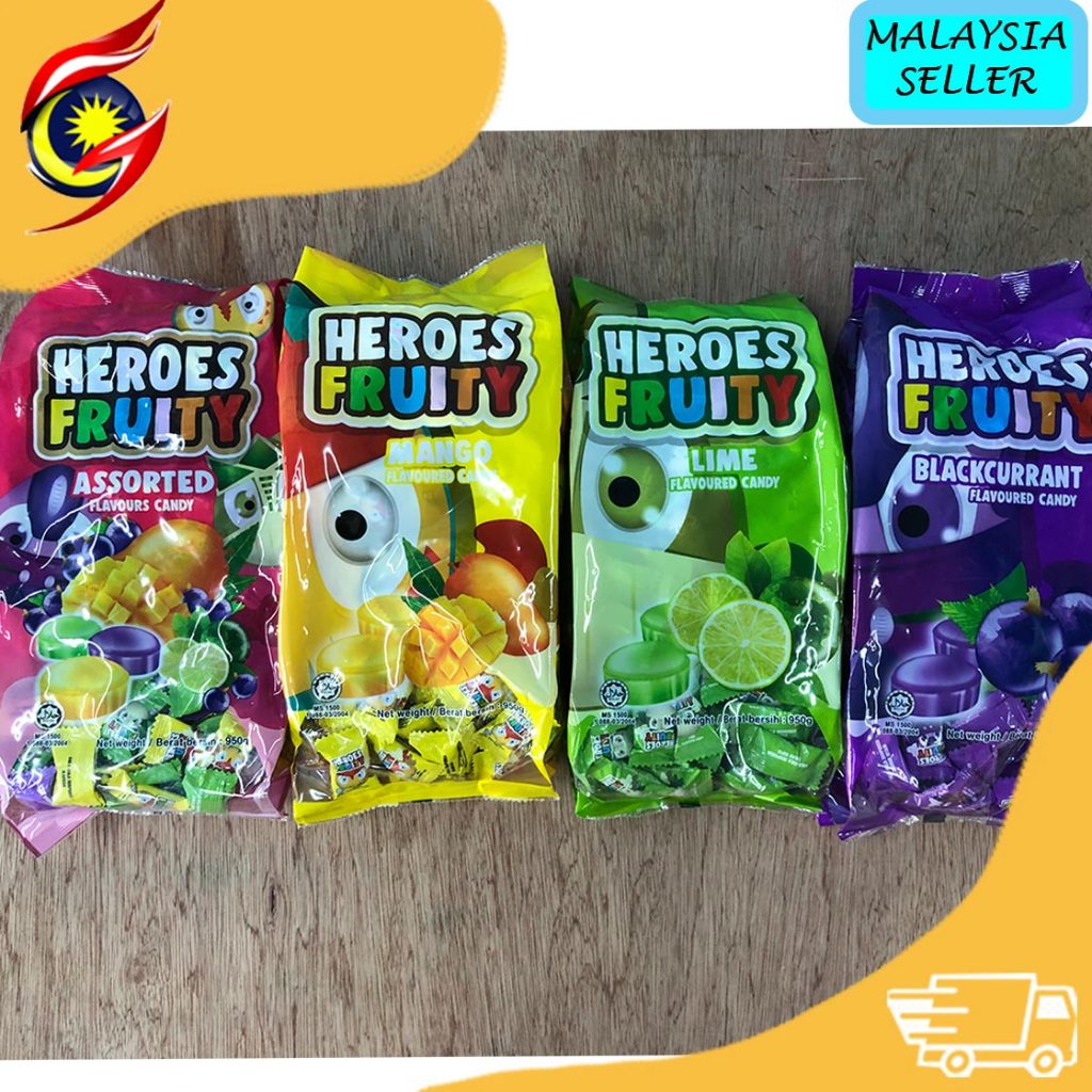 COCOLAND LOT100 FRUITY CANDY 300PCS& 270+-PCS CHILDHOOD HALAL | Shopee ...