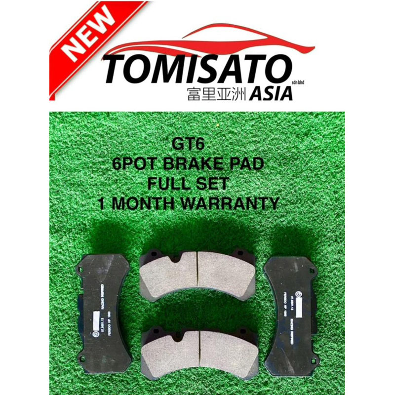 BREMBO GT6 6POT BRAKE PAD FULL SET (READY STOCK KL) | Shopee Malaysia
