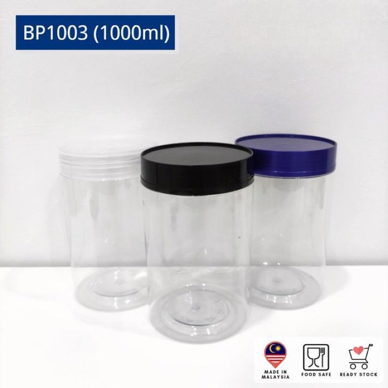 Balang BP1003 (1000ml) - Balang Kuih Raya, Balang Plastik, Homemade ...