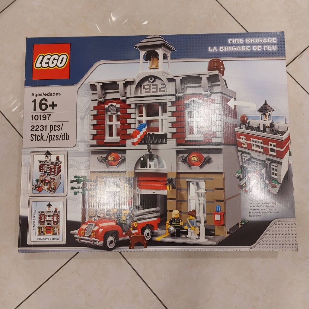 Lego Modular Buildings 10197 Fire Brigade (NEW/MISB/Bad Box) | Shopee ...