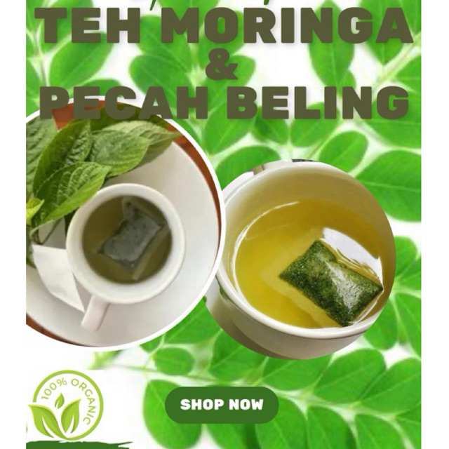Uncang teh moringa dan teh pecah beling 100% organik harga direct ...