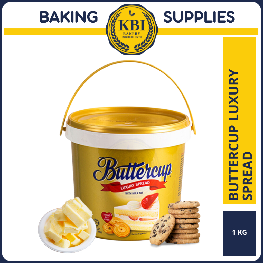 KBI Buttercup Luxury Spread with Milk Fat 1kg 4.8kg / Margarine ...