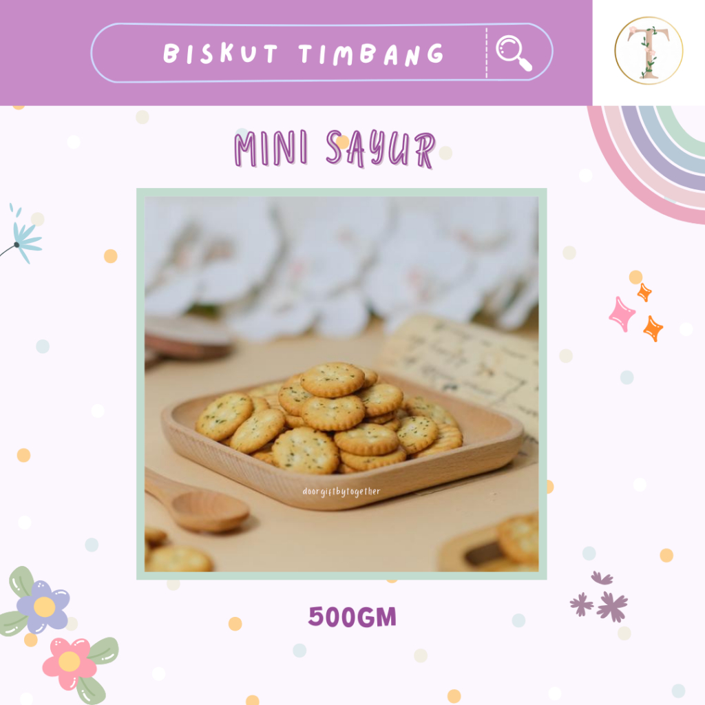 [ 500G ] PELBAGAI BISKUT TIMBANG | MINI SAYUR | Shopee Malaysia