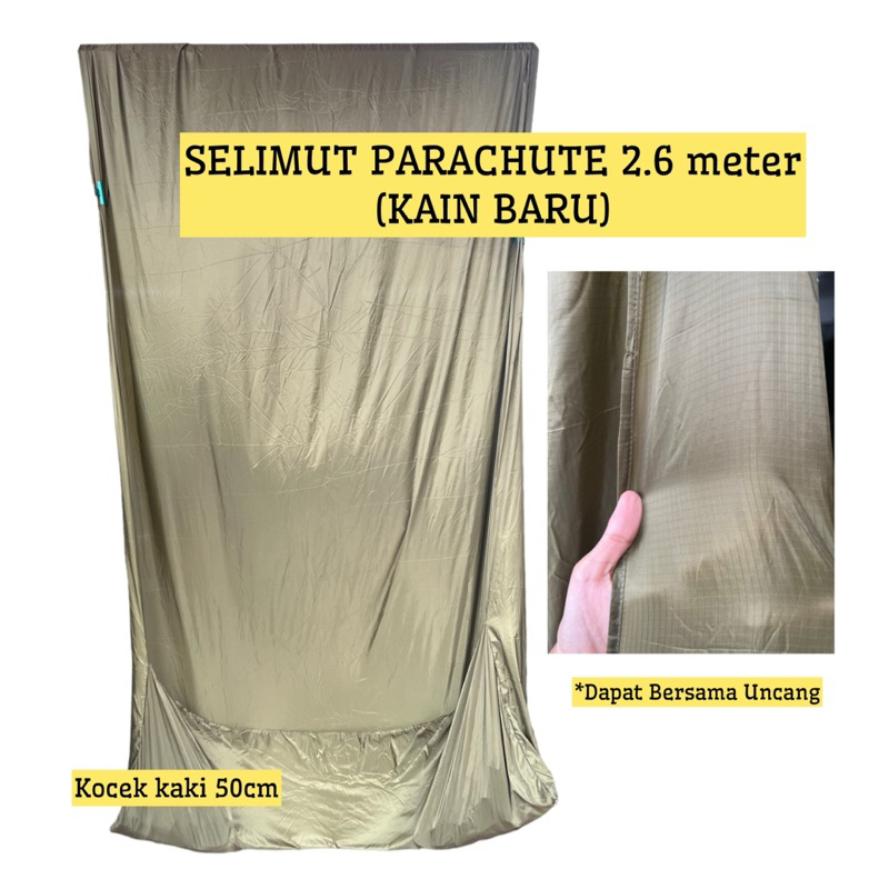 [BARU] - SELIMUT PARACHUTE (KAIN BARU) + FREE UNCANG | Shopee Malaysia