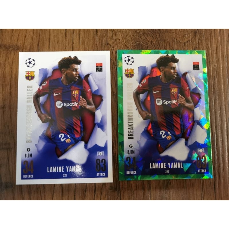 Topps Match Attax Extra 2023/24 Lamine Yamal Breakthrough Baller ...