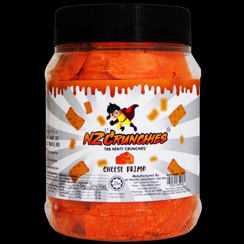 Makanan ringan 1 balang Nz Crunchies 200g | Shopee Malaysia