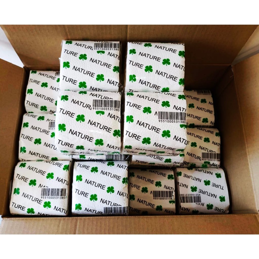 Nature Green Premium Pop Up Tissue/Tisu Pop Up/Hygiene Tissues Embossed ...
